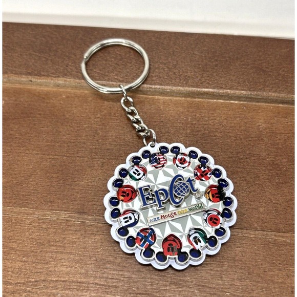 Disney | Accessories | Disney Epcot Park One Mouse One World Spinning ...
